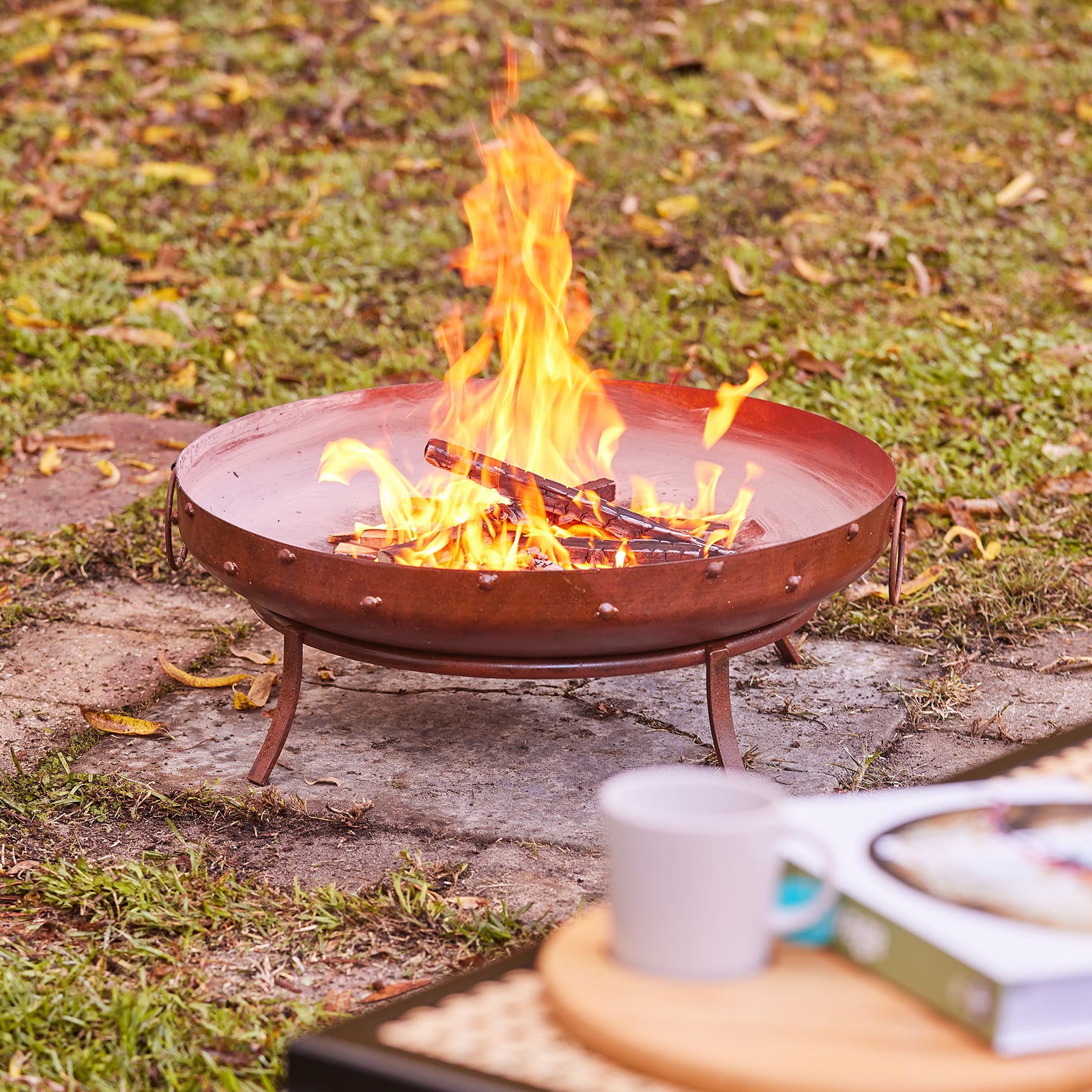 Glow Mini Kali Fire Pit - Rust – Northcote Nursery