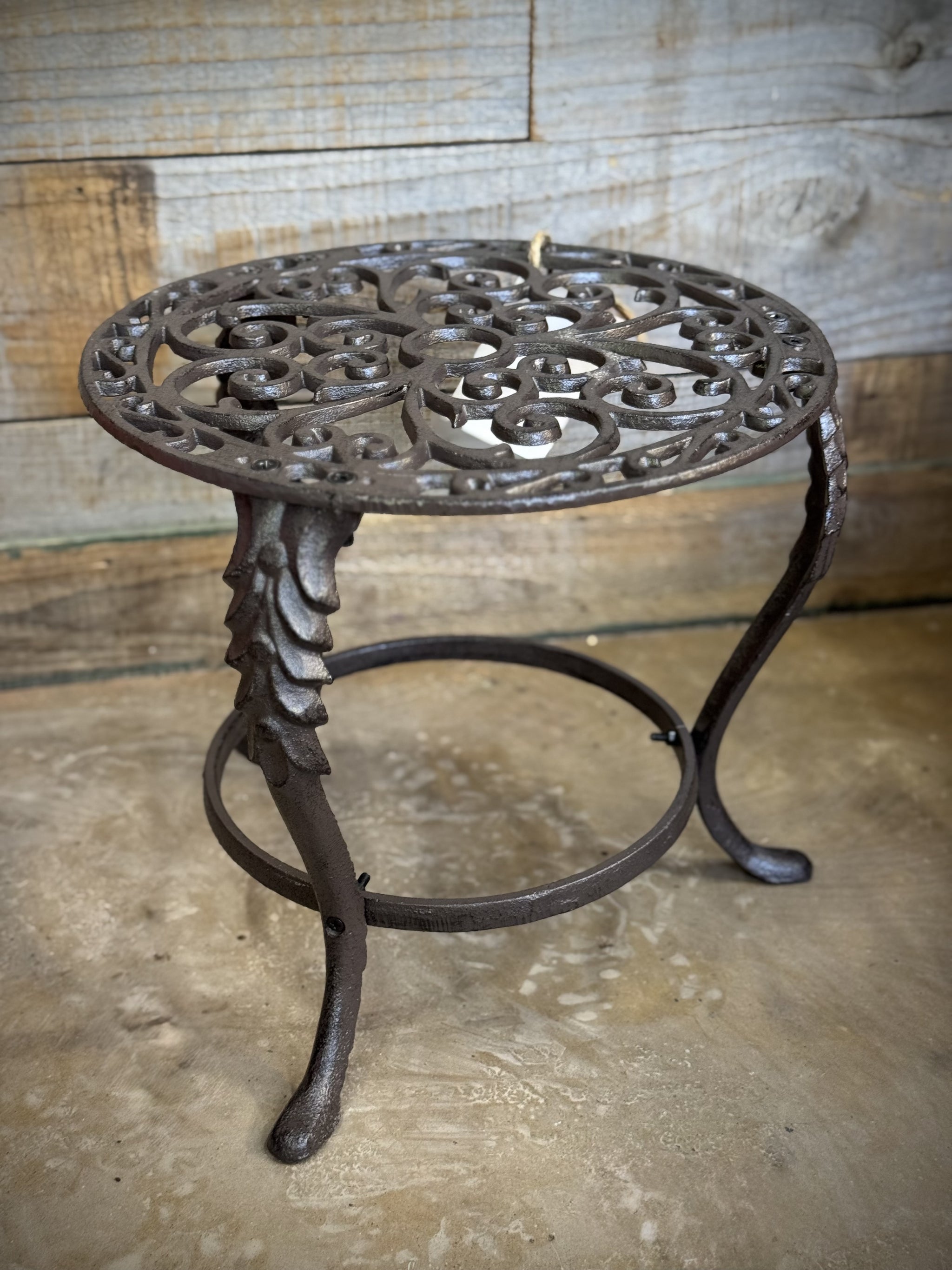 Cast Iron Plant Stand Two Shelf Cast Iron Plant Stand With Birds