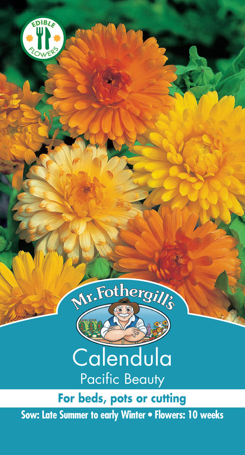 Calendula 'Pacific Beauty Mixed' seeds – Northcote Nursery