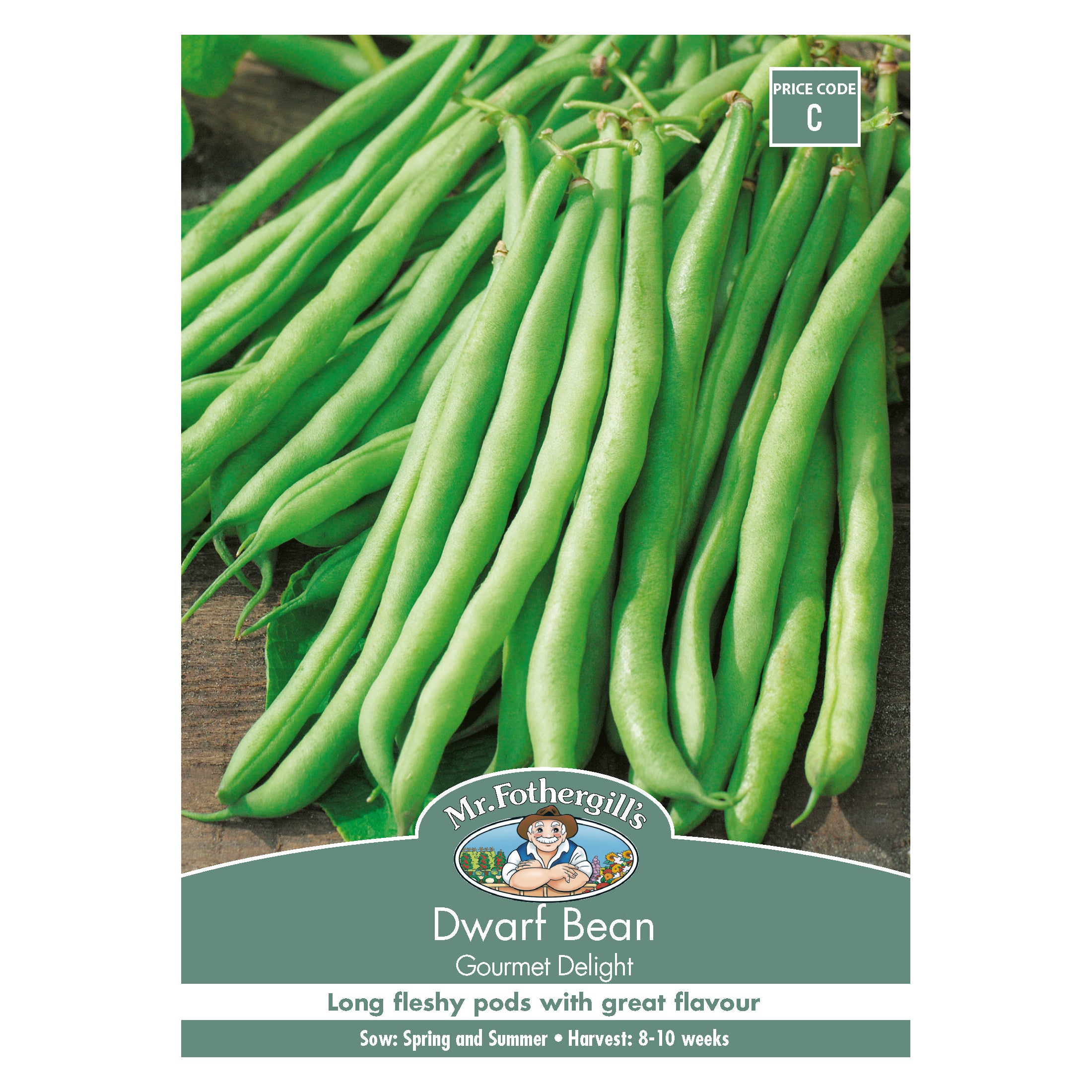 Bean dwarf 'Gourmet Delight' seeds – Northcote Nursery