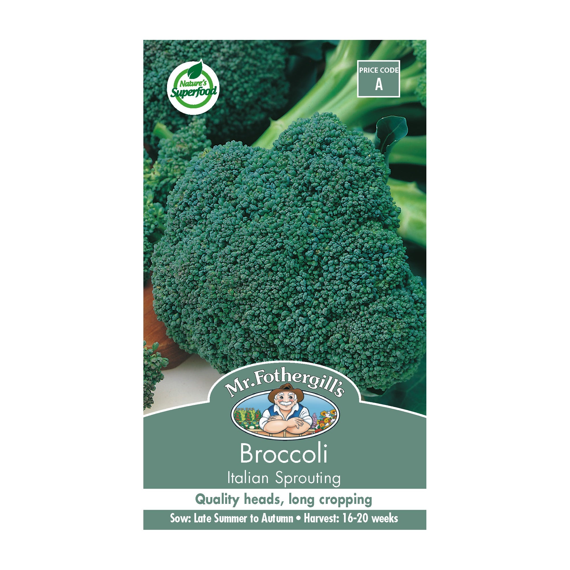 Broccoli ‘Italian Sprouting’ Seeds – Northcote Nursery