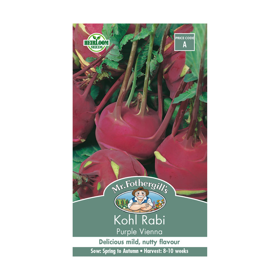 Kohl Rabi 'Purple Vienna' Seeds – Northcote Nursery