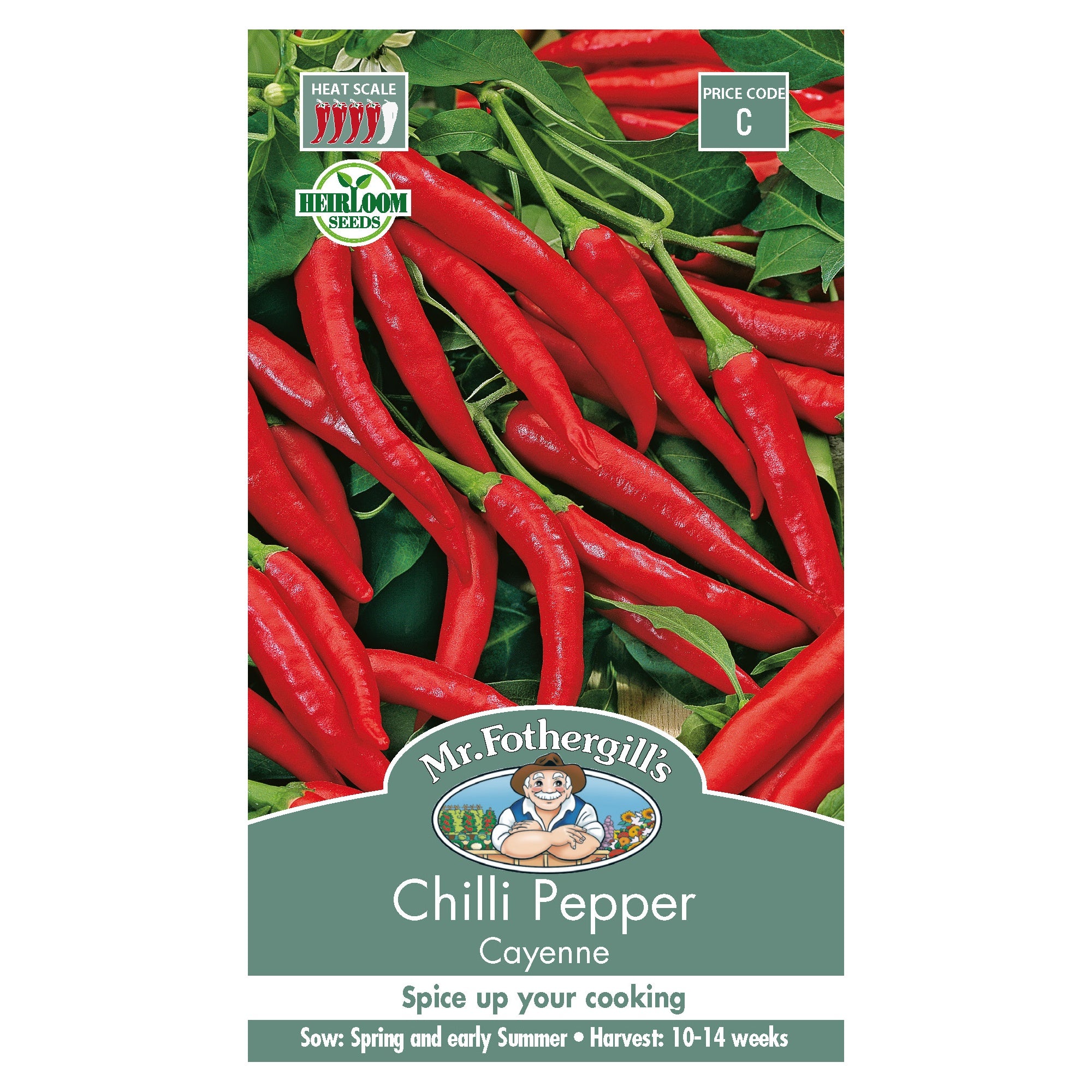 Chilli Pepper ‘Cayenne’ seeds – Northcote Nursery