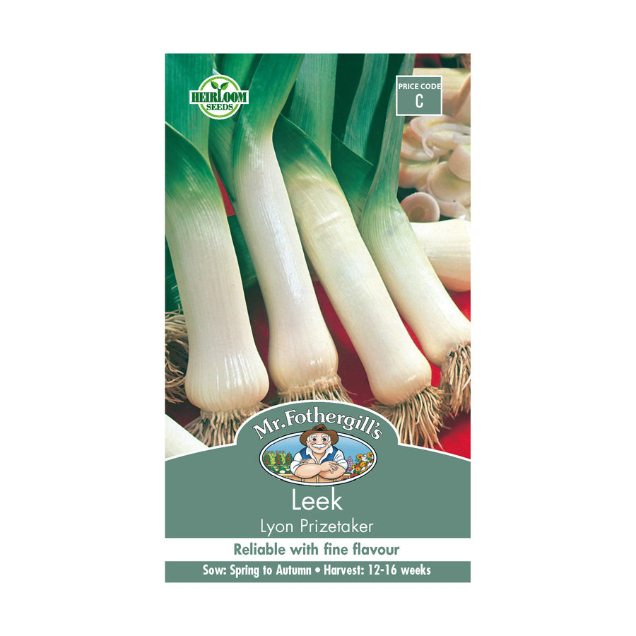 Leek 'Lyon Prizetaker' Seeds – Northcote Nursery