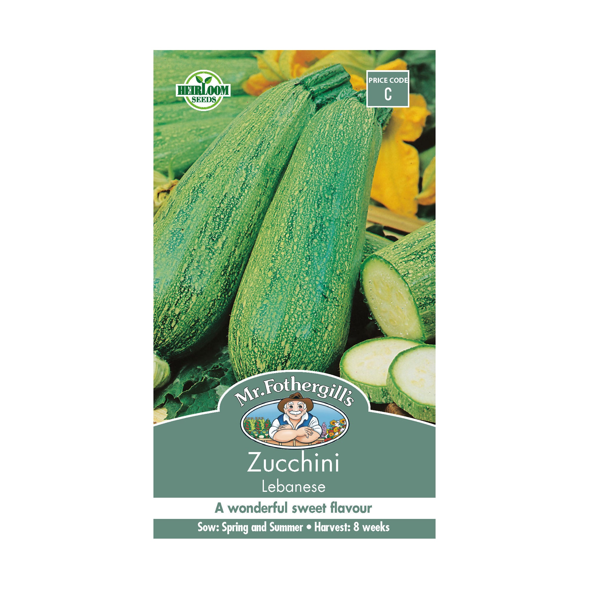 Zucchini 'Lebanese' seeds – Northcote Nursery