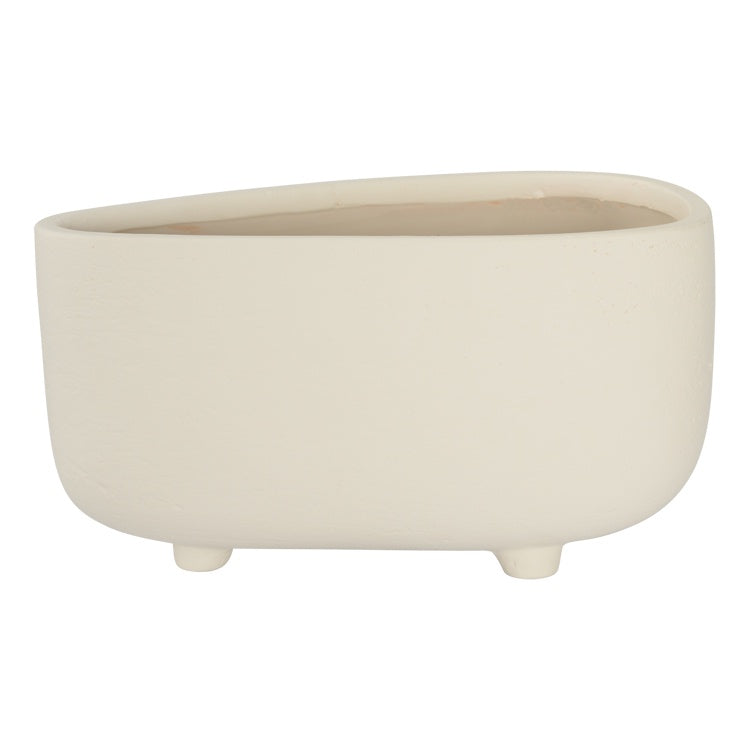 Petra Planter Pot Bone – Northcote Nursery