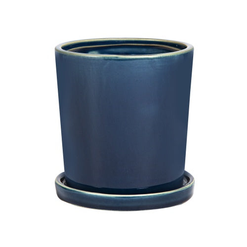 Cia Pot with saucer Ink – Northcote Nursery