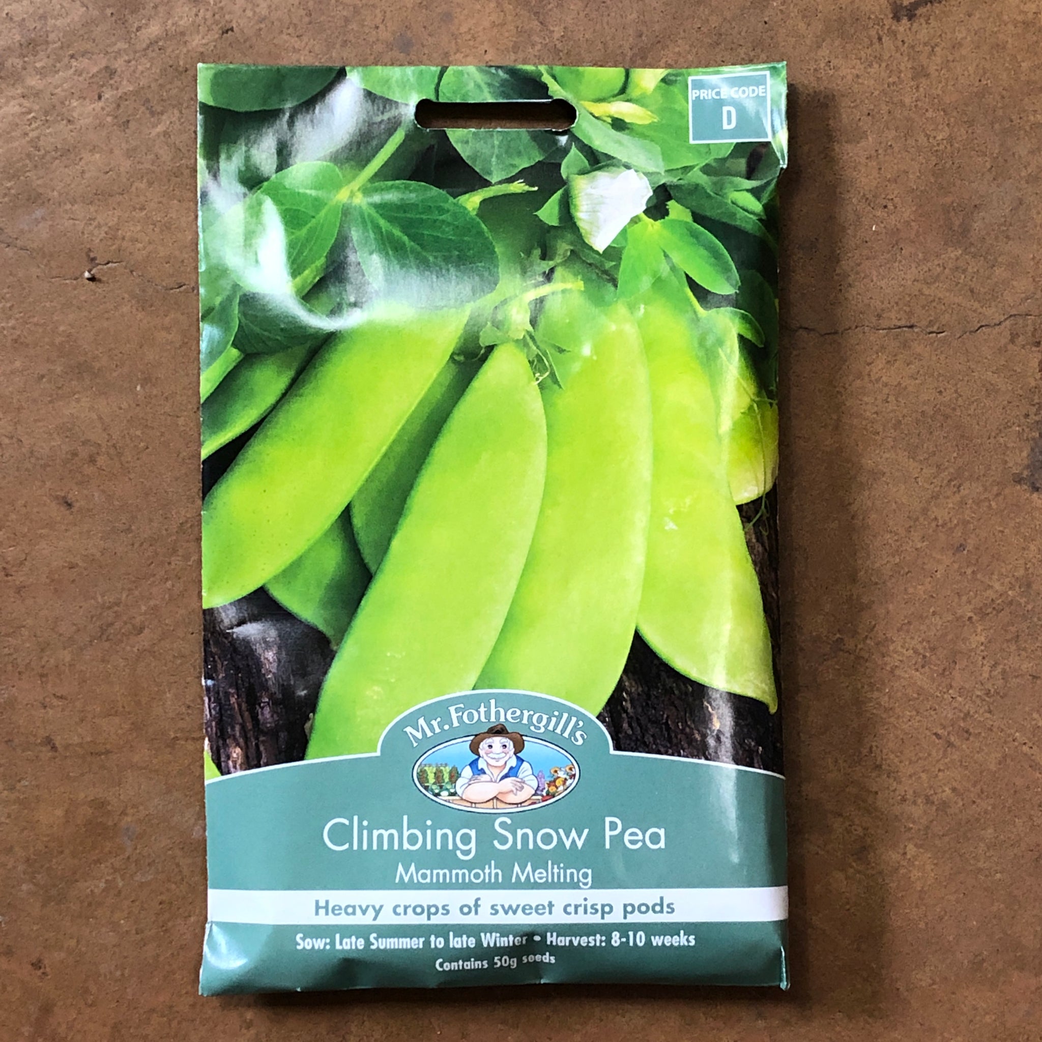 Snow Pea Climbing 'Mammoth Melting' seeds – Northcote Nursery