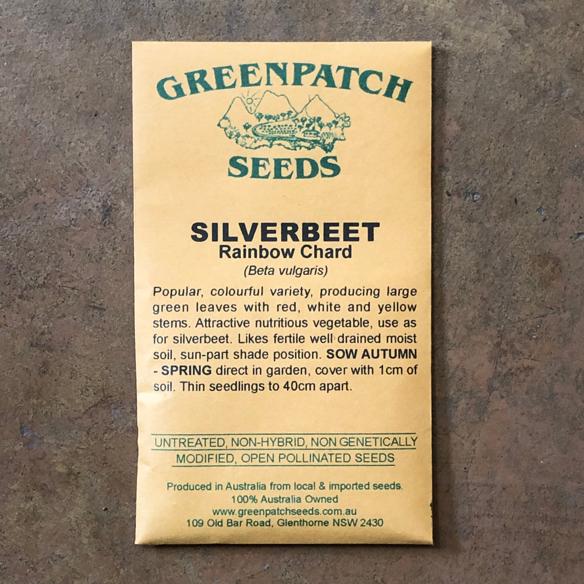 Silverbeet 'Rainbow Chard' Greenpatch Seeds – Northcote Nursery