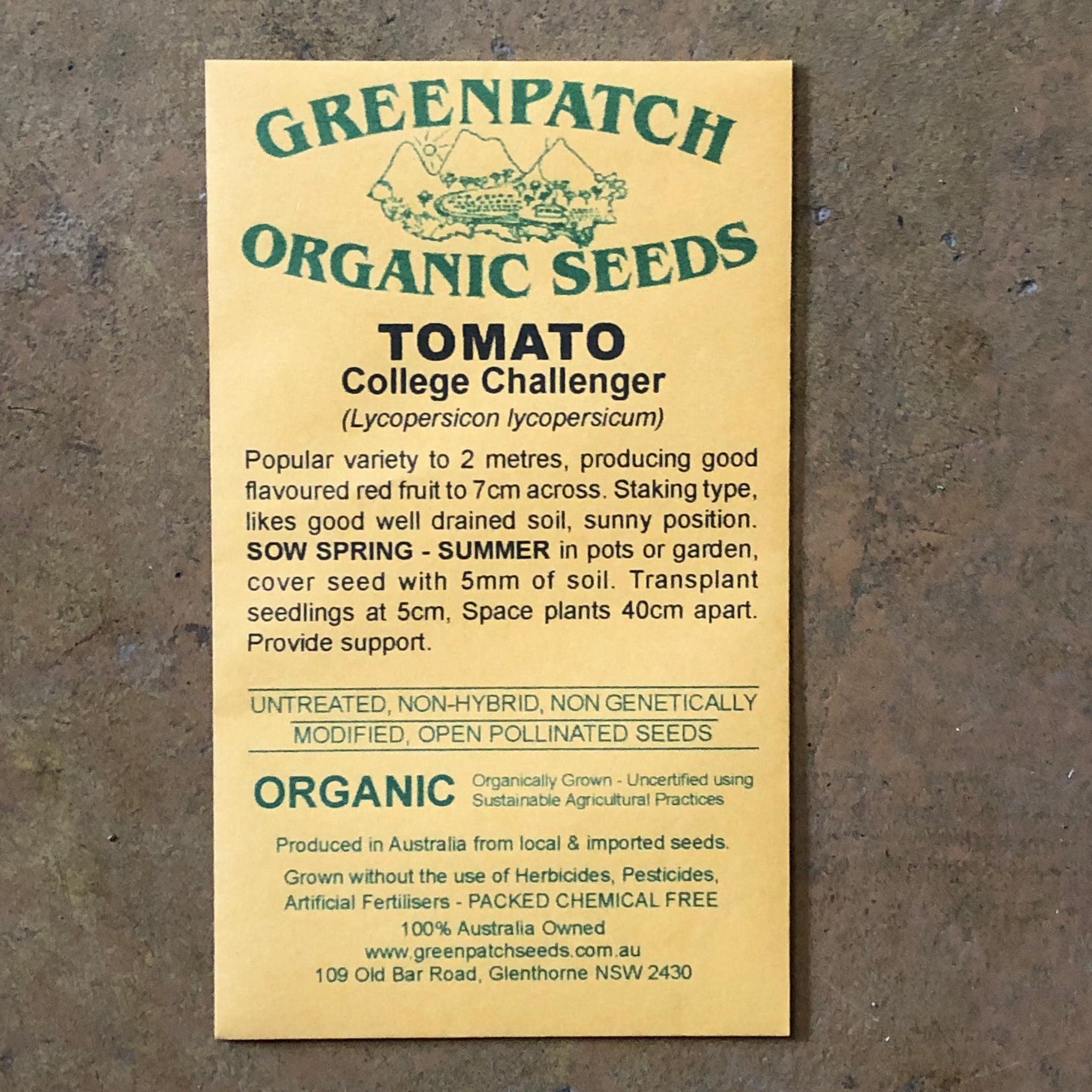 Tomato 'College Challenger' Greenpatch Seeds – Northcote Nursery
