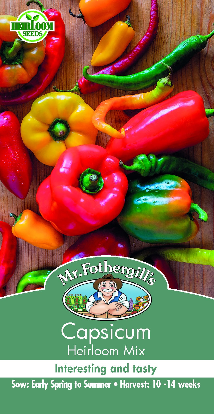 Capsicum 'Heirloom Mix' Seeds – Northcote Nursery