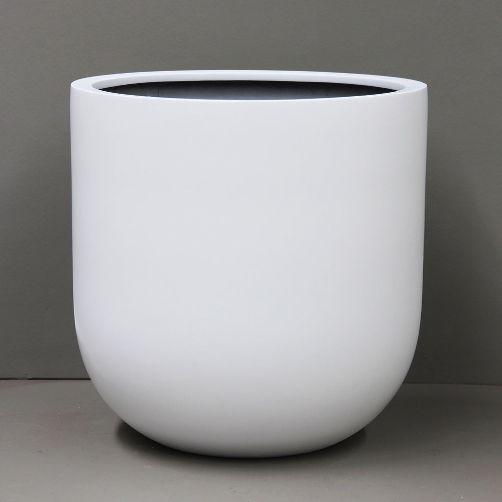 Balcony Lite White Bullet Pot – Northcote Nursery