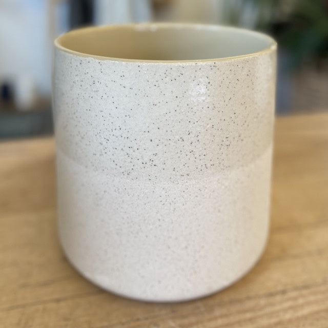 Capri Planter Pot - Sand White – Northcote Nursery