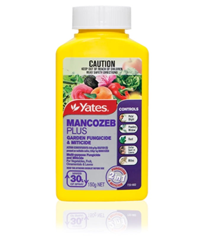 Yates Mancozeb Plus Garden Fungicide & Miticide – Northcote Nursery