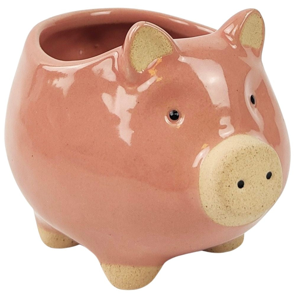 Pig Planter Pink – Northcote Nursery