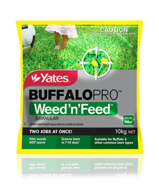 Yates Buffalo PRO Weed 'n' Feed Granular – Northcote Nursery
